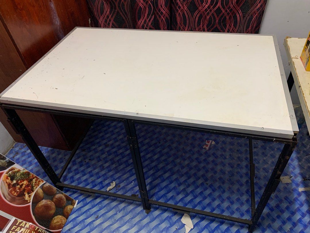 Meja kios / stall table, Furniture & Home Living, Furniture, Tables ...