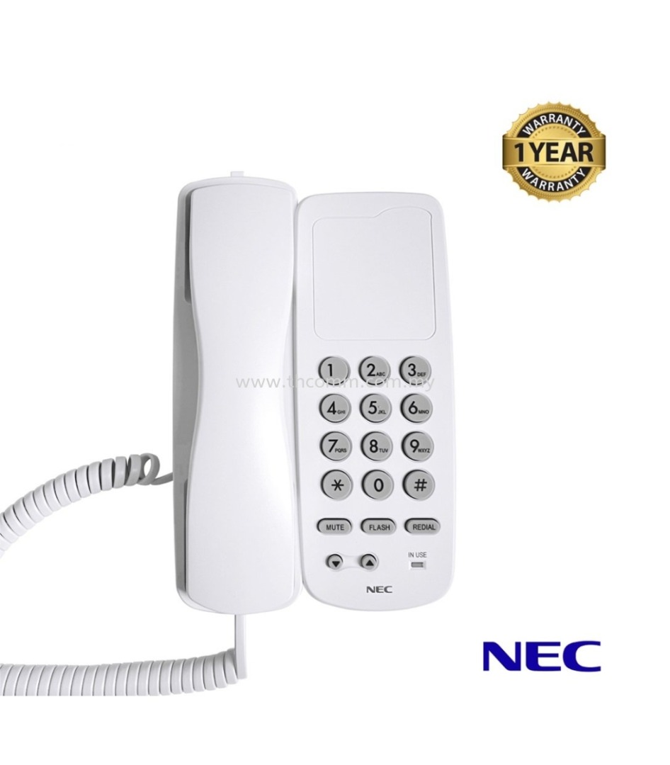 NEC AT40 Single Line Phone NEC Telephone TIME, Computers & Tech, Parts & Accessories, Other ...