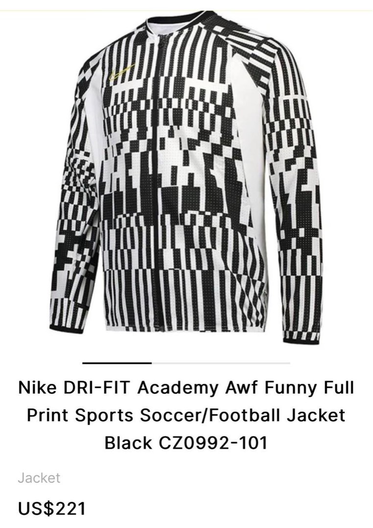Nike dry fit jacket original, Fesyen Pria, Pakaian , Baju Luaran di ...