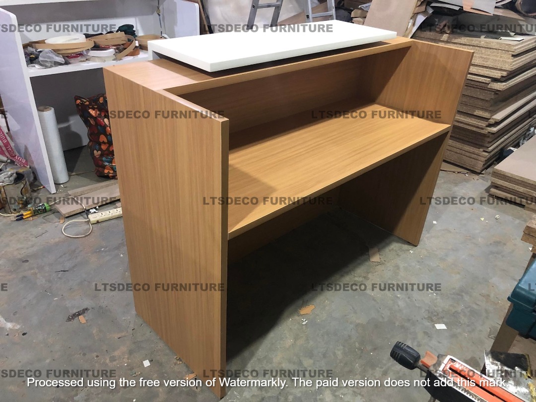 OFFICE PARTITION COUNTER TABLE DESK OFFICE FURNITURES, Furniture & Home ...