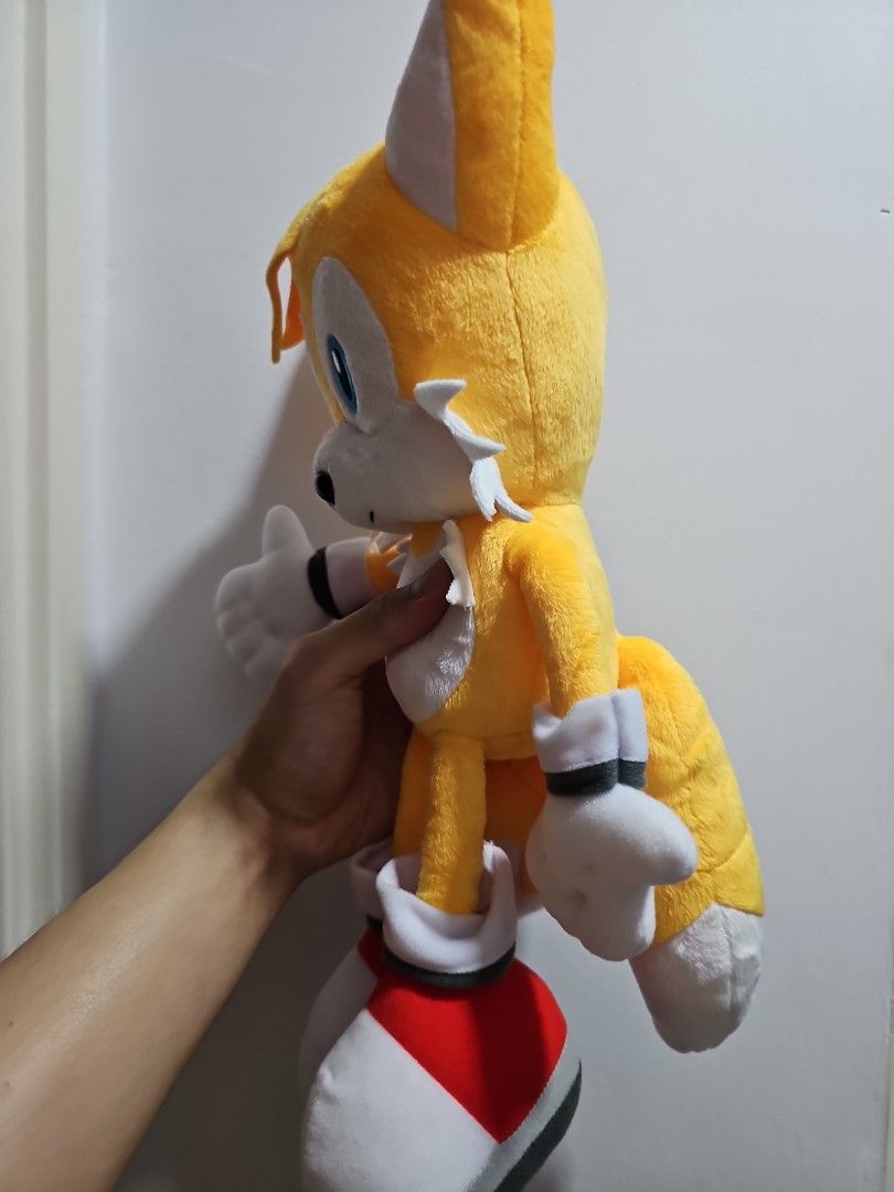 Official sega store Tails Sonic the hedgehog soft toy plush cute huge ...