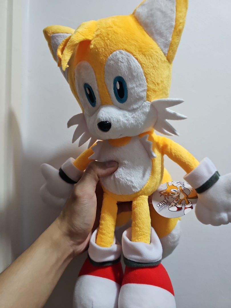 Official sega store Tails Sonic the hedgehog soft toy plush cute huge ...