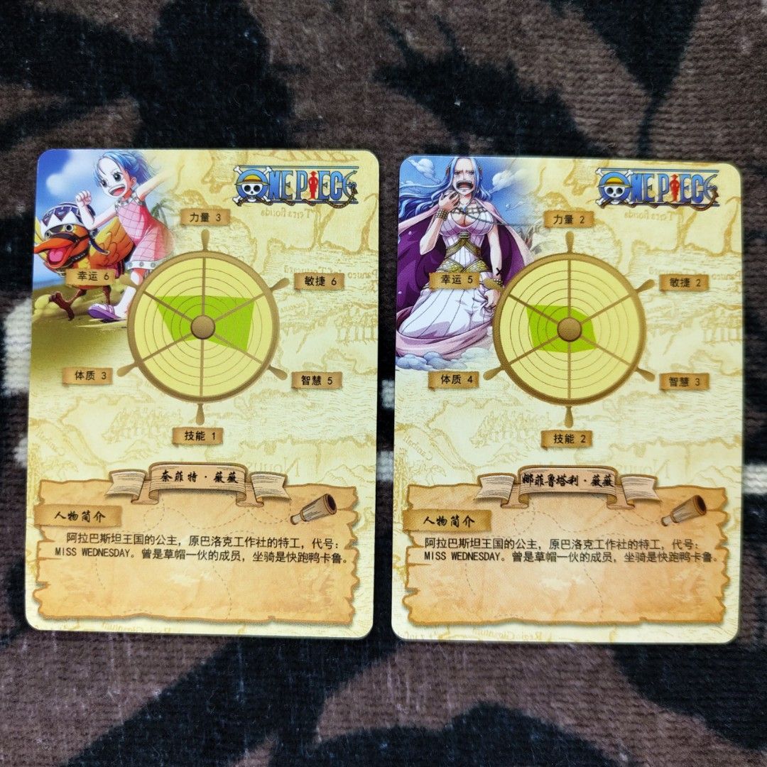 One Piece Cards. Nefertari Vivi Set. Secret Rare (SR) & Super Secret ...