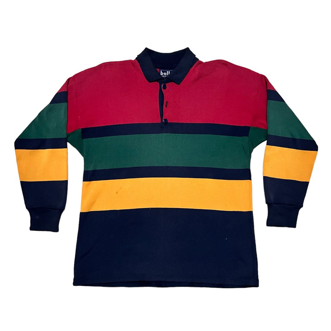 Polo Rugby Colour Block, Men's Fashion, Tops & Sets, Tshirts & Polo ...