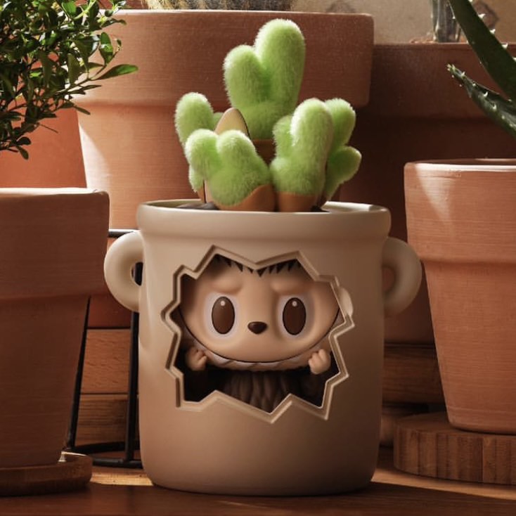 POPMART LABUBU FLOWER POT, Hobbies & Toys, Toys & Games on Carousell