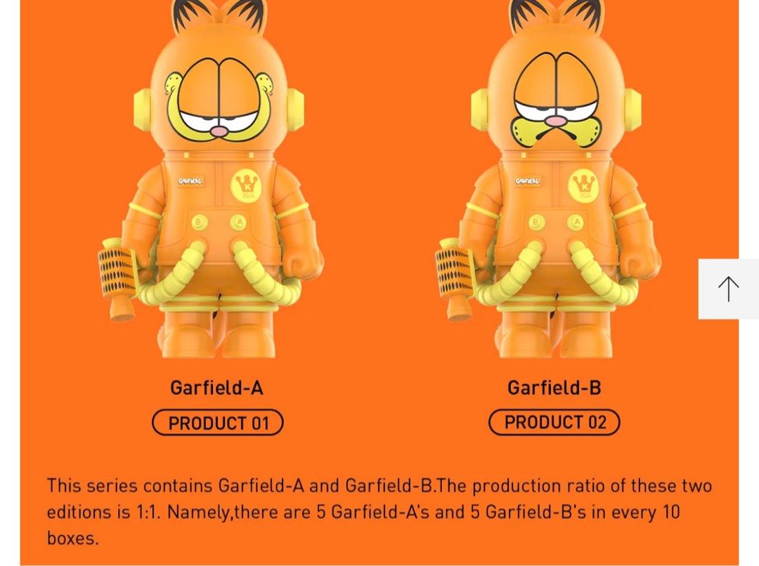 Popmart MEGA Space Molly Garfield 400%, Hobbies & Toys, Toys & Games on ...