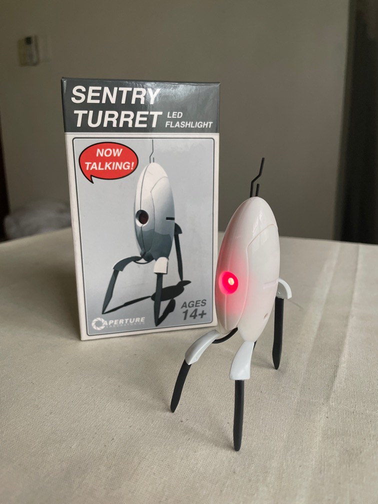 Portal 2 Sentry Turret with LED Light and Sound, Hobbies & Toys ...