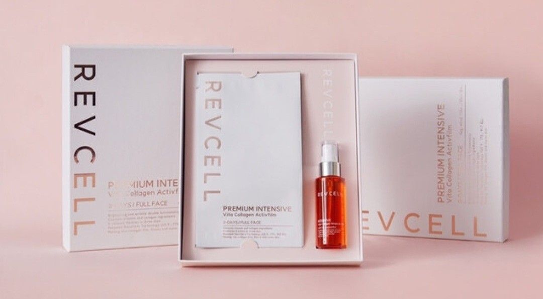 ReVCell Premium Intensive Vita Collagen Activfilm 3days/full face, Beauty & Personal Care, Face ...