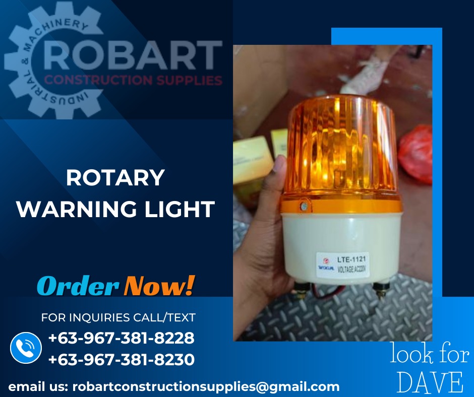 ROTARY WARNING LIGHT, Commercial & Industrial, Construction Tools ...