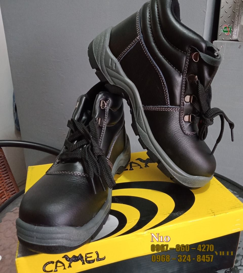safety shoes camel 7060 hi-cut, Men's Fashion, Footwear, Boots on Carousell