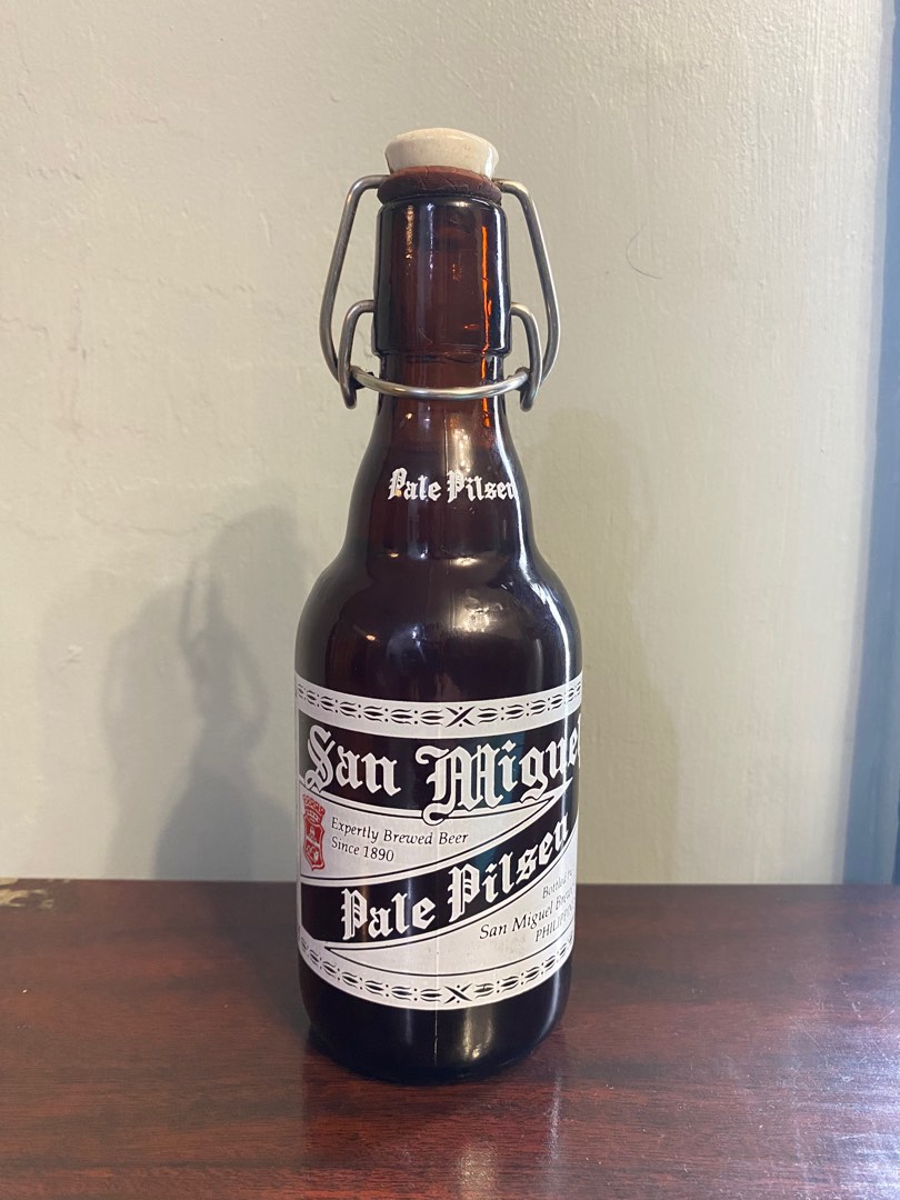 San Miguel Beer Pale Pilsen Centennial Commemorative Beer Bottle 1890 ...