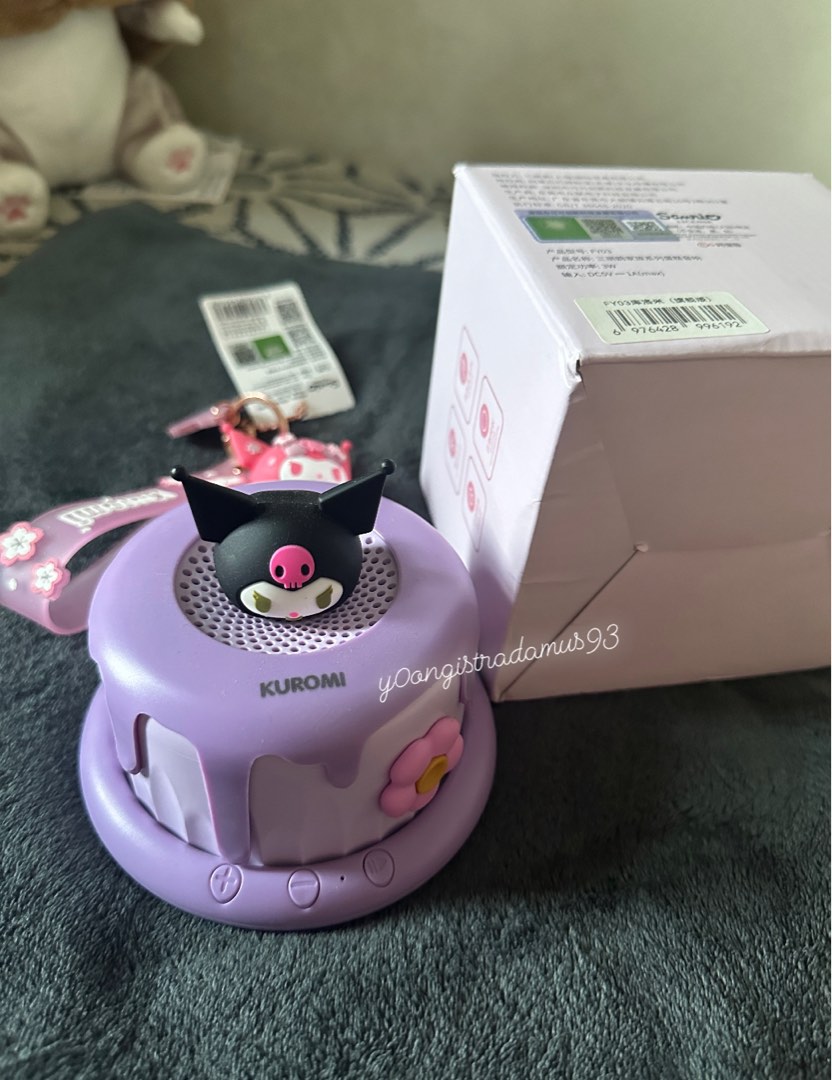 Sanrio Kuromi Cake Bluetooth Speaker (authentic), Audio, Soundbars ...