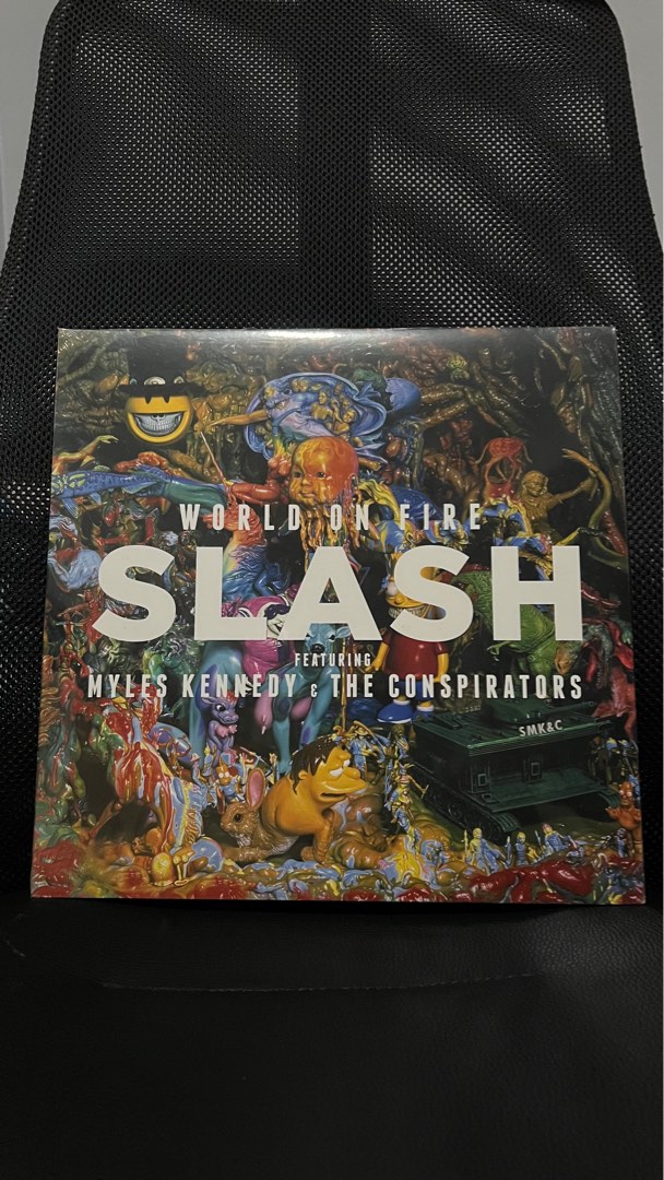 world on fire slash vinyl