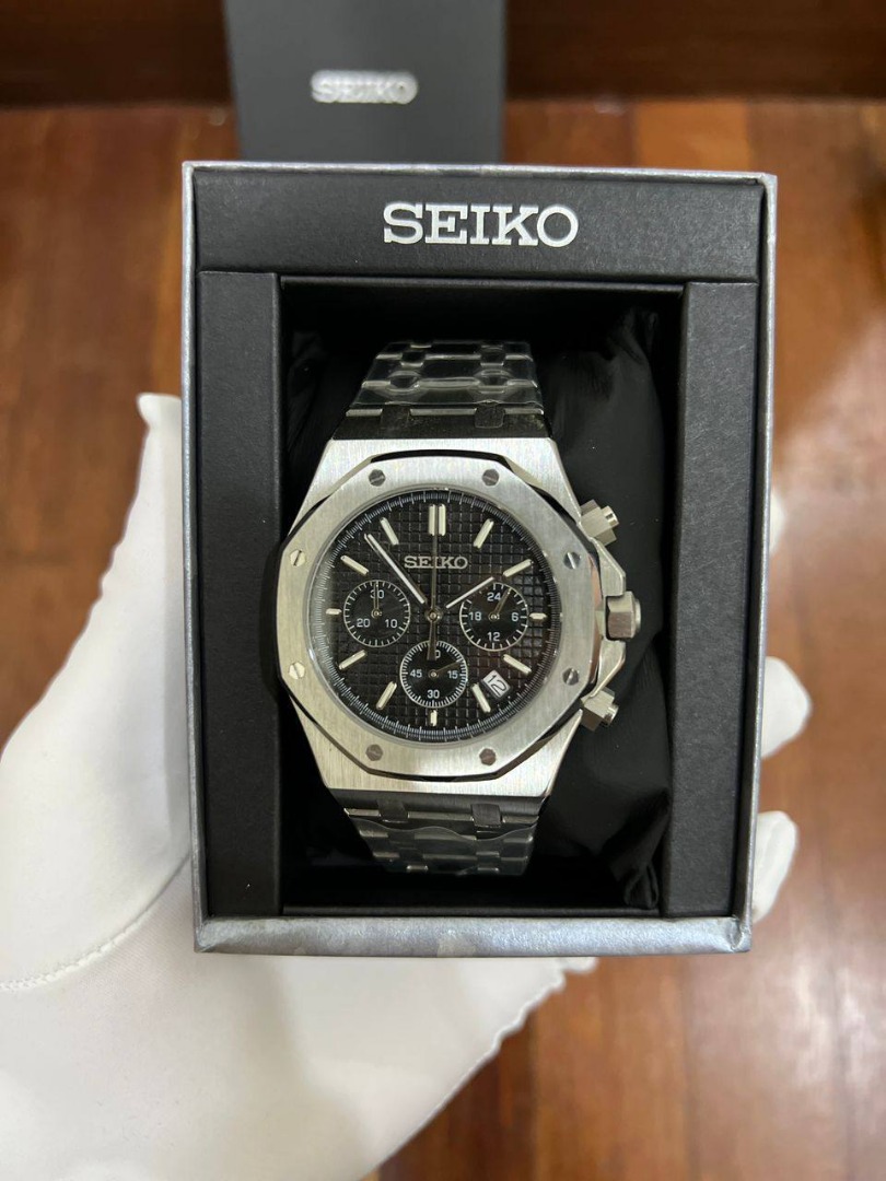 Seiko mod X Ap Royal Oak 100% authentic seiko movement, Men's Fashion ...