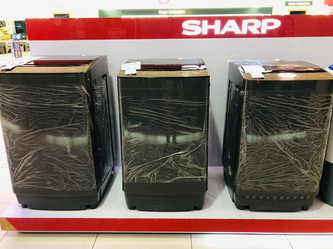 SHARP TOP LOAD WASHING MACHINE, TV & Home Appliances, Washing Machines ...