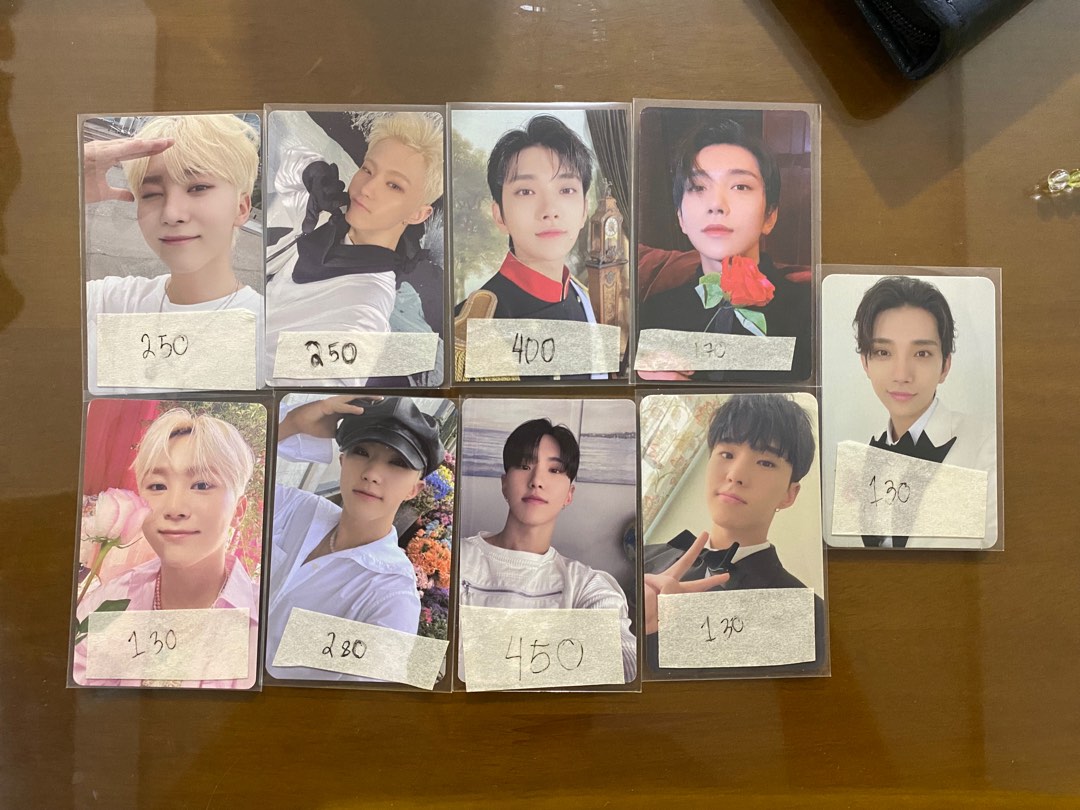 svt and wayv photocards, svt lightstick and other merch for sale ...