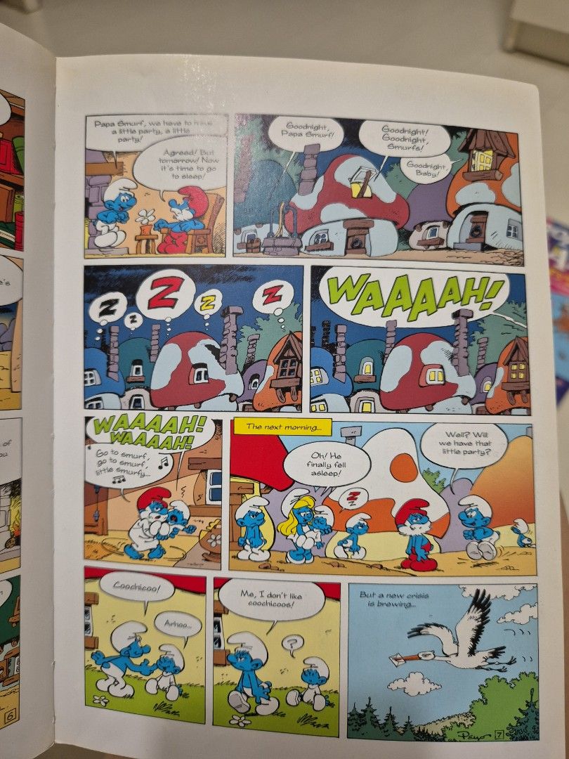 The Baby Smurf comics, Hobbies & Toys, Books & Magazines, Comics ...