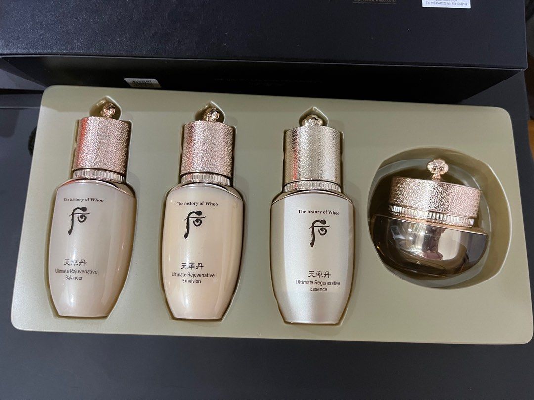 The history of Whoo face care set , Beauty & Personal Care, Face, Face ...