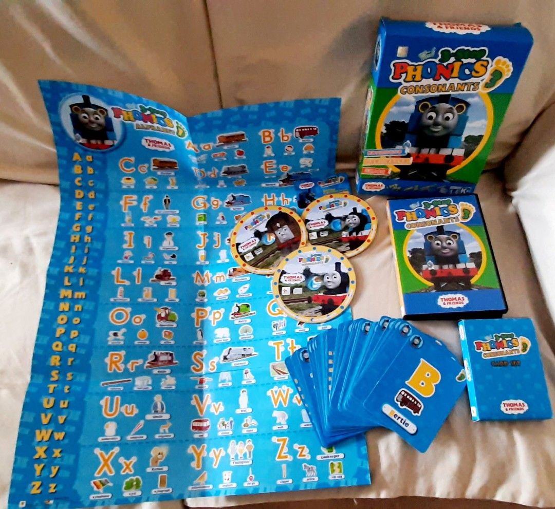 Thomas & Friends: 3-Step Phonics (Set 1,2,3), 興趣及遊戲, 書本 & 文具, 兒童書籍 ...