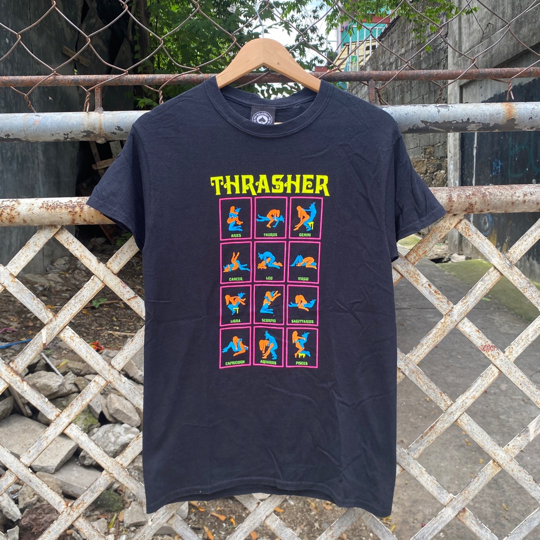Thrasher Sex Positions tee, Men's Fashion, Tops & Sets, Tshirts & Polo Shirts on Carousell