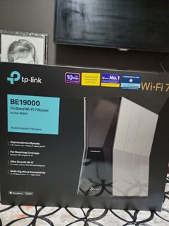 Fast deal 10Gbps WiFi 7 Router Tp-link EB810V 22000 router, Computers ...