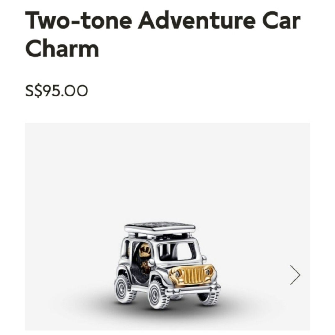 Two-tone Adventure Car Charm 763330C01, Women's Fashion, Jewelry ...
