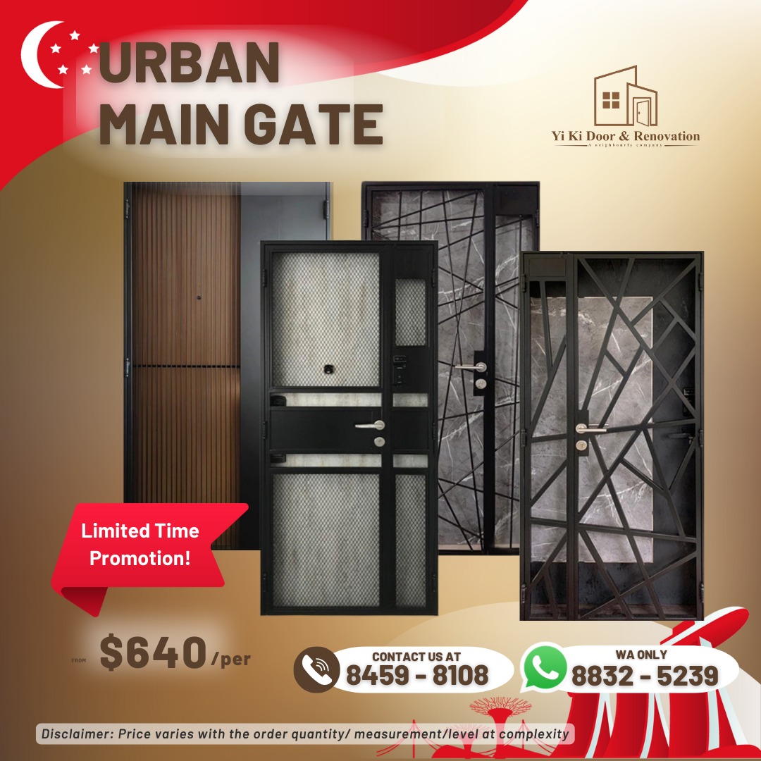 Urban Main Gate, Furniture & Home Living, Security & Locks, Locks ...