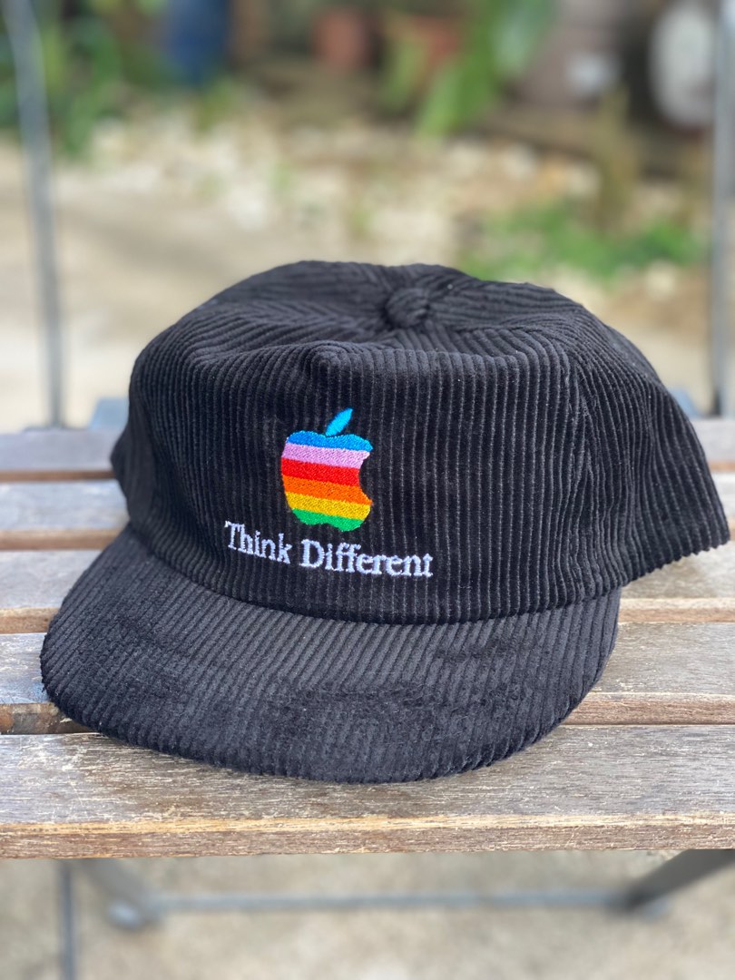 Vintage 90s Apple Corduroy Hat, Men's Fashion, Watches & Accessories ...