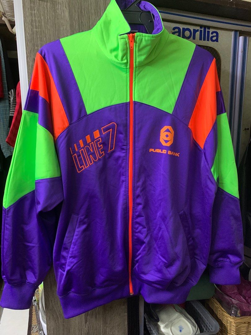 Vintage Public Bank Jacket line 7, Men's Fashion, Activewear on Carousell