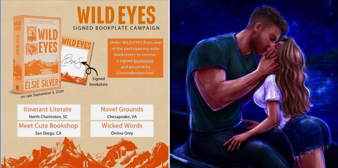 Wild Eyes by Elsie Silver (Signed Bookplate + Art Print) [Sea Cargo Pre ...