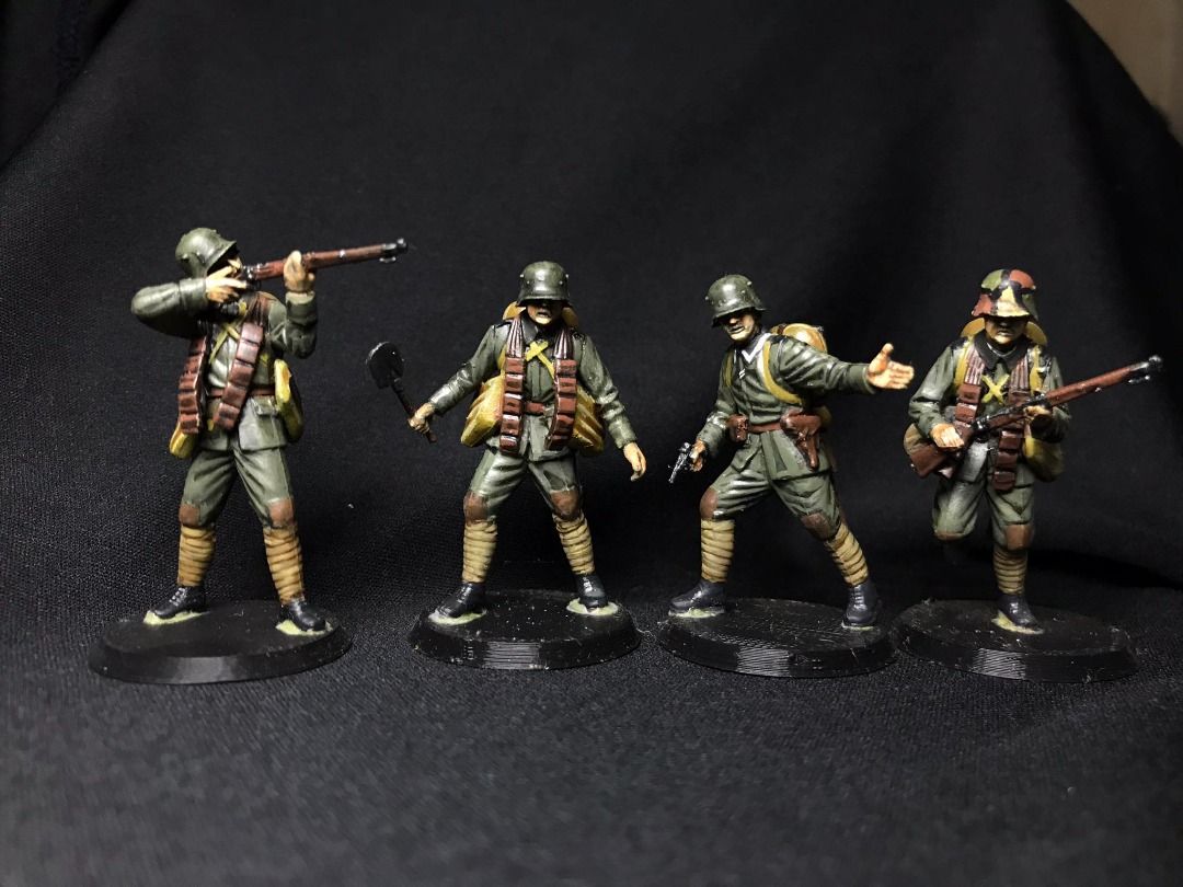 1:35 WW1 British and German figures (ICM and Tamiya ), Hobbies & Toys ...