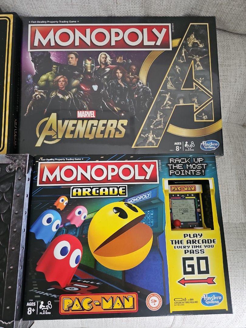 (2 for $40) Monopoly Gamer Overwatch, Star Wars, Marvel Avengers, Game ...