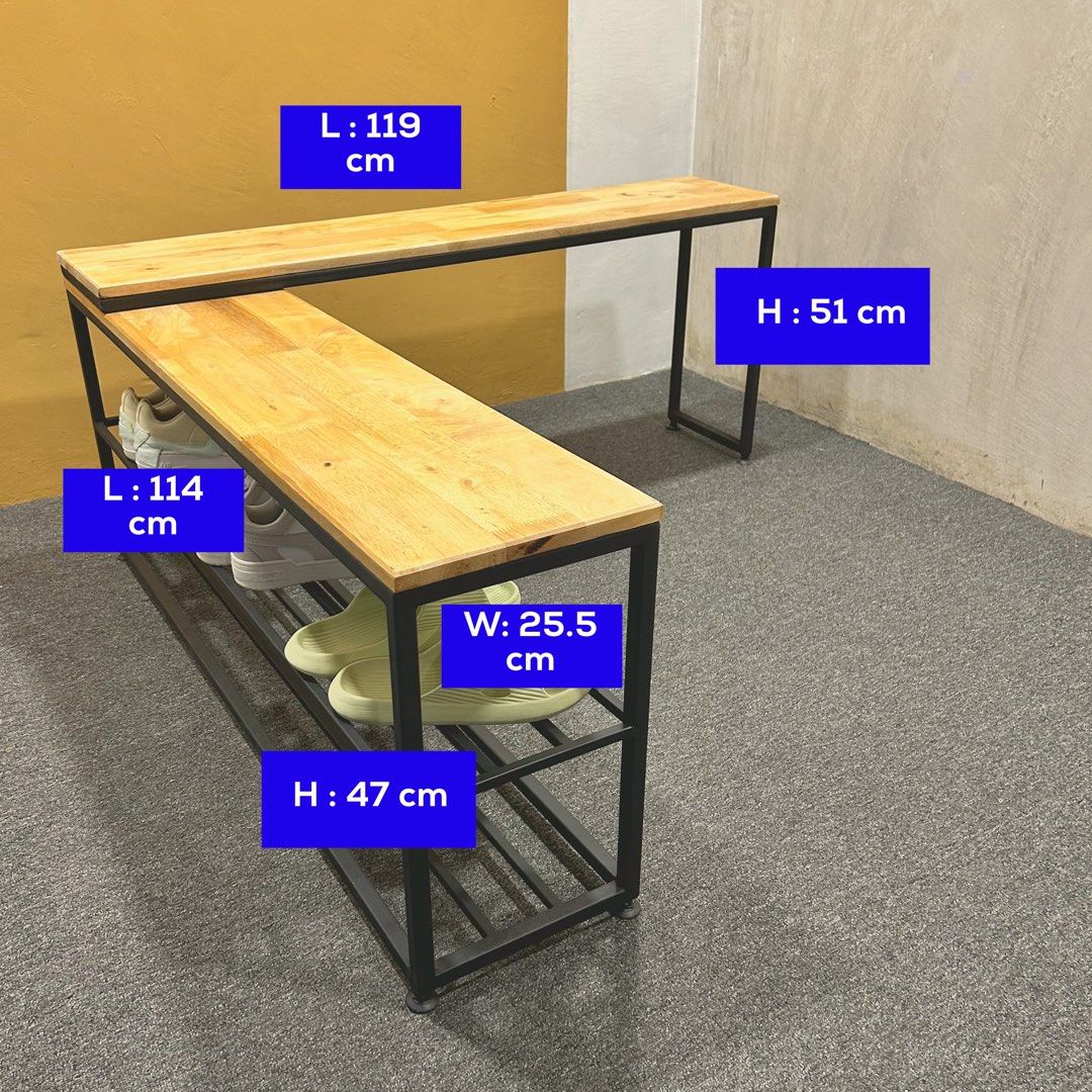 360 rotational shoe rack bench, Furniture & Home Living, Furniture ...