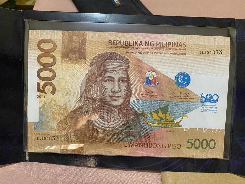 5000 piso Commemorative BankNote Philippines, Hobbies & Toys ...