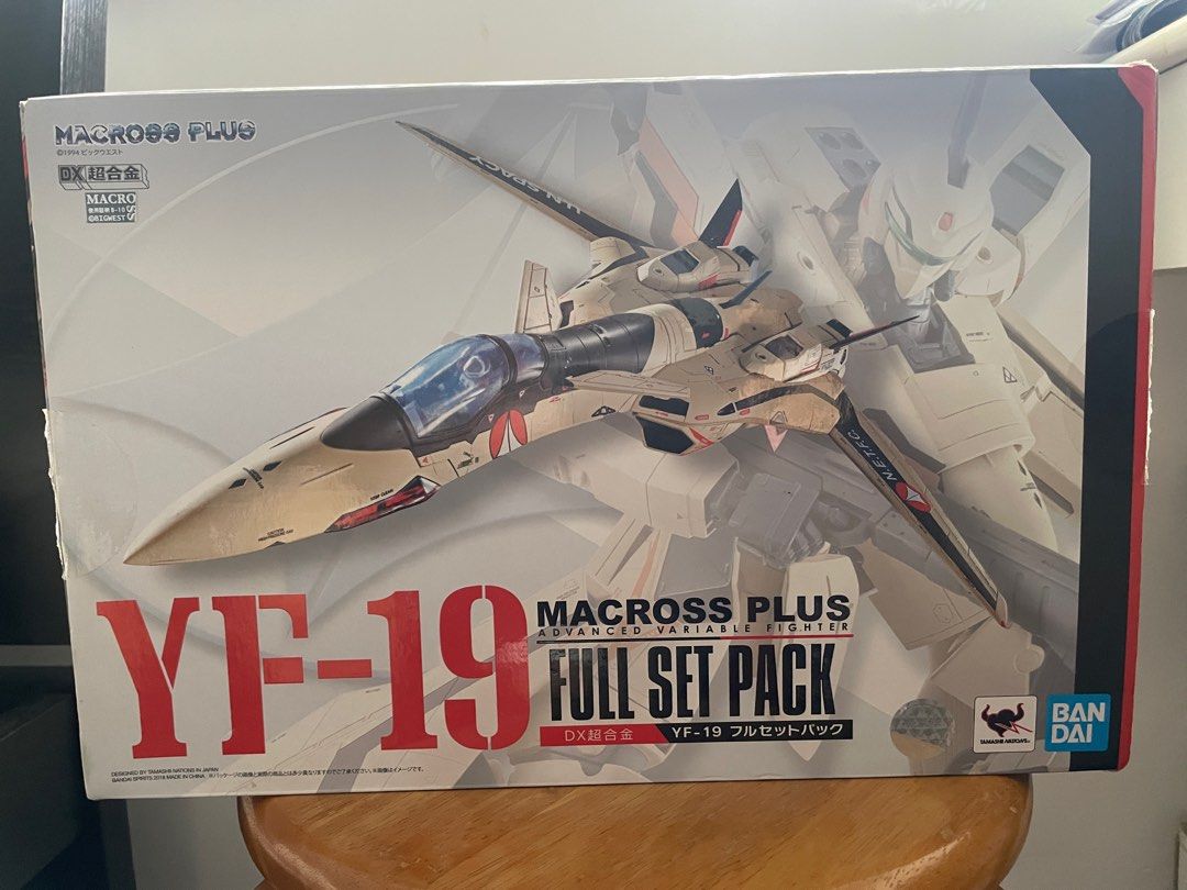 95%新 YF-19 Full Set Pack Macross Plus 超時空要塞 YF-21 宿敵 DX 超合金 YF VF , 興趣及 ...