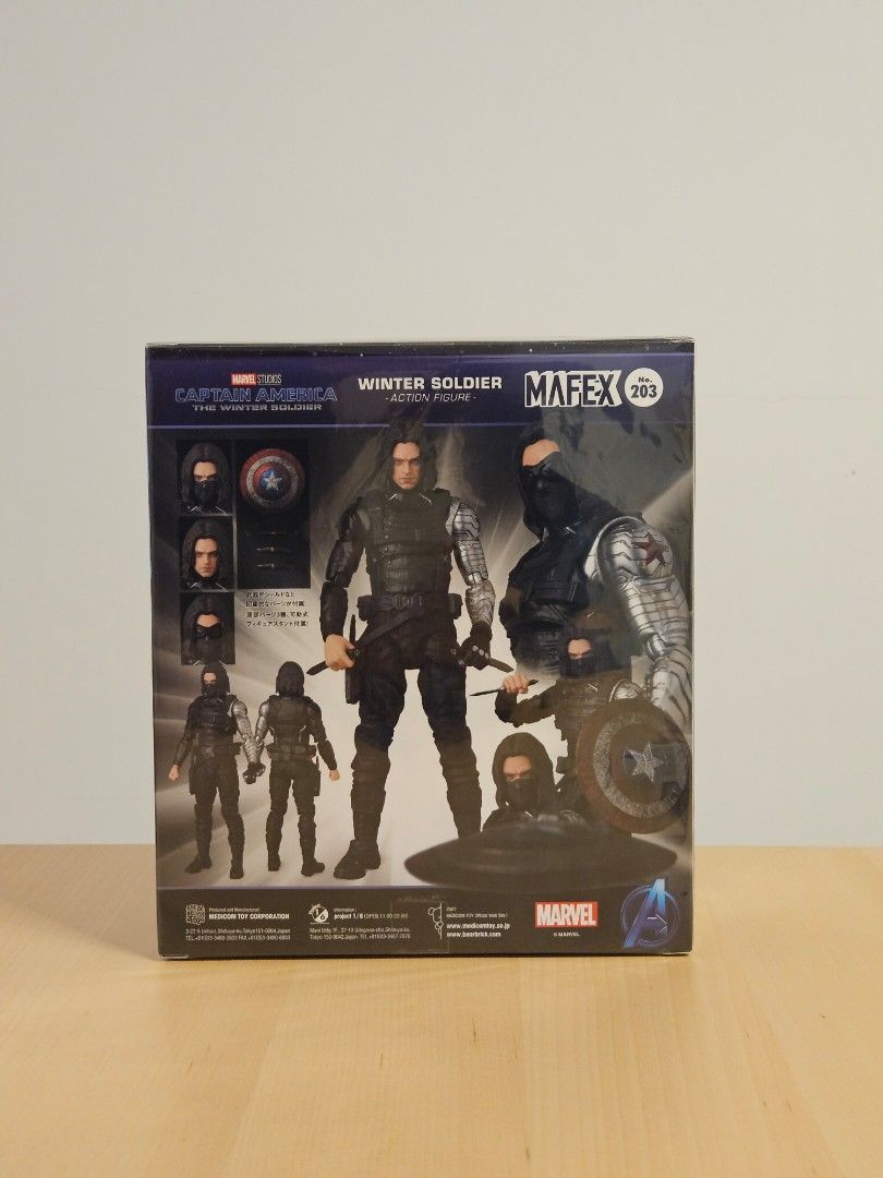 [限定] 全新日版 Mafex Winter Soldier 連TOMYTEC 1/12 M4A1槍 冬兵, 興趣及遊戲, 玩具 & 遊戲類 ...