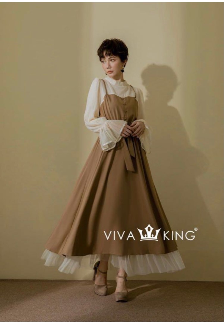 正韓 viva king 洋裝 VivaKing 長洋, 她的時尚, 洋裝＆套裝, 洋裝在旋轉拍賣