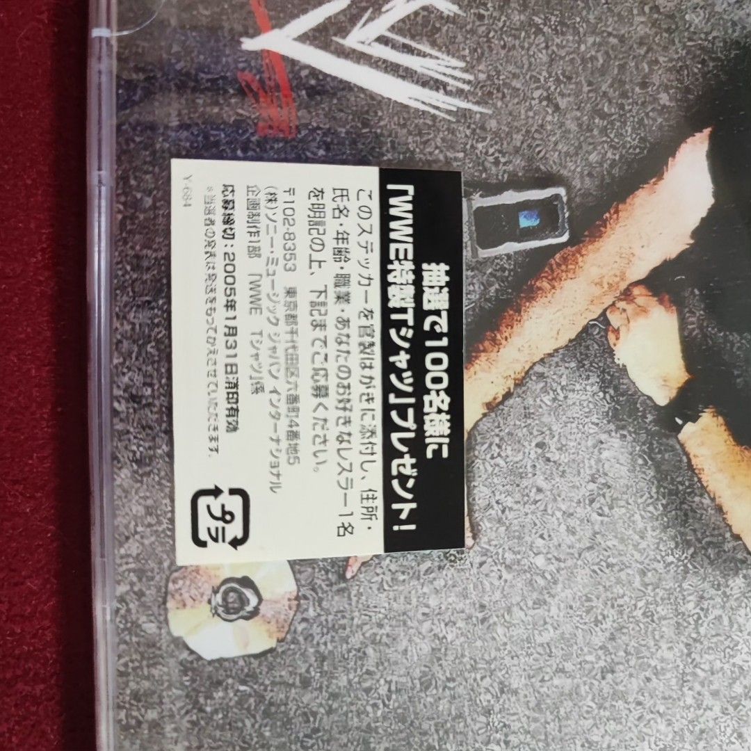 日本初回限定見本品 WWE – ThemeAddict The Music V6 * Japan CD+DVD * 2003年 Sony ...