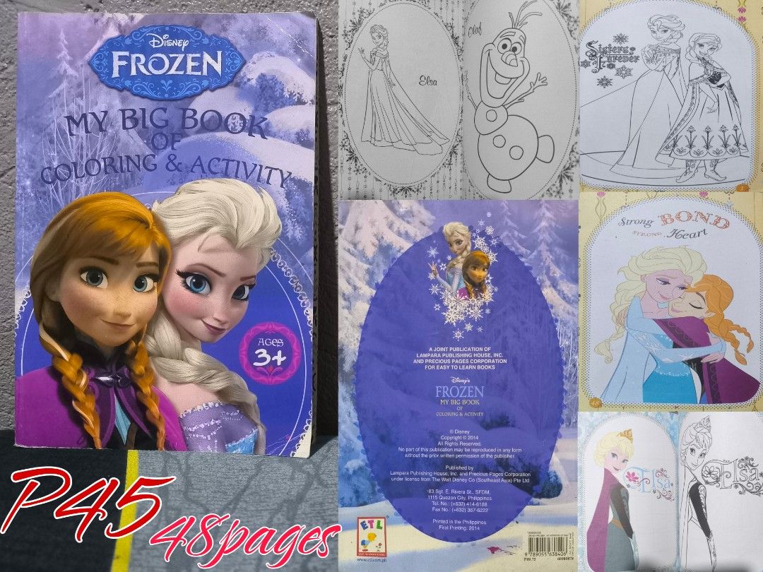 Activity Learning Coloring writting reading books Pre-kinder Preschool ...