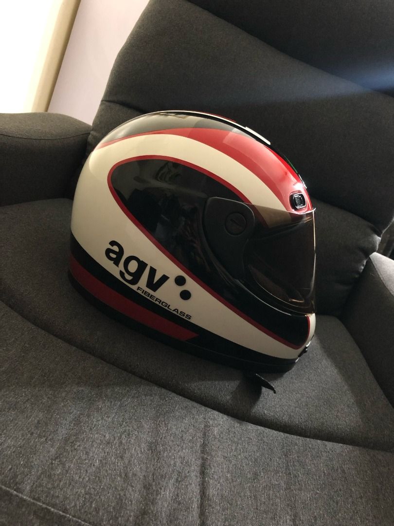 AGV AG 100 Vintage 1980s AGV ESPRIT Helmet, Motorbikes, Motorbike Parts ...
