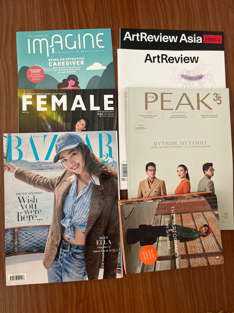 Art Review Bazaar Peak Female magazines fashion books, Hobbies & Toys ...