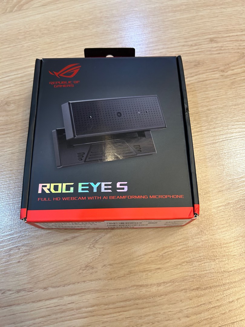 Asus ROG Eye S FullHD 60 FPS Wired Compact Foldable Webcam, Computers ...