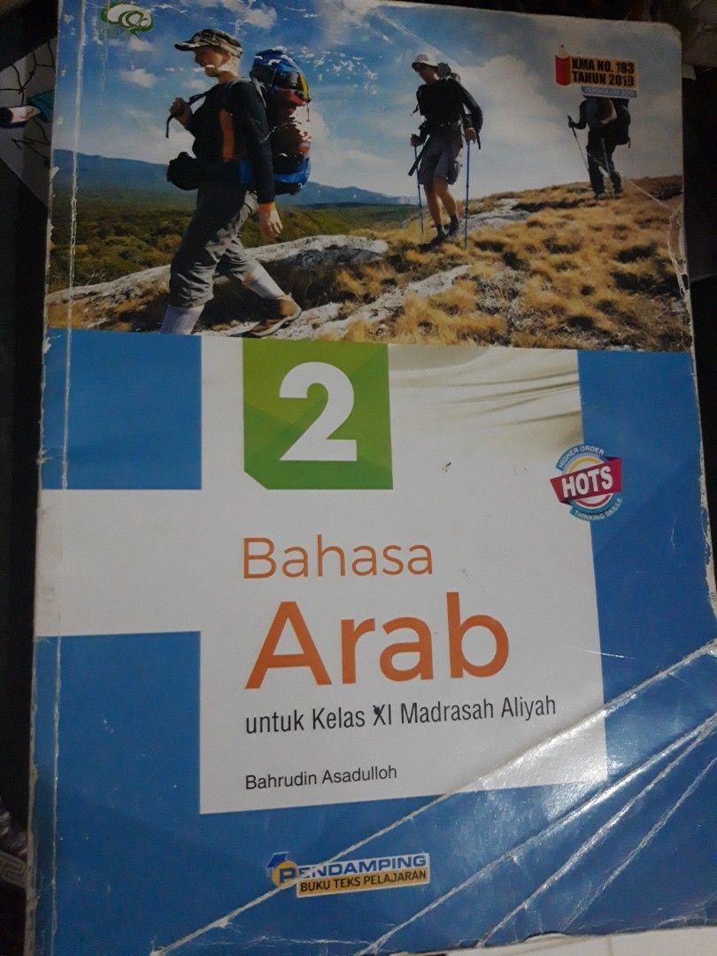 Bahasa arab kelas 2 /XI Madrasah Aliyah(MA), Buku & Alat Tulis, Buku Pelajaran di Carousell