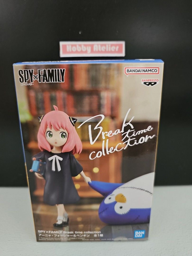 Banpresto Spy X Family Break Time Collection Anya Forger & Penguin ...