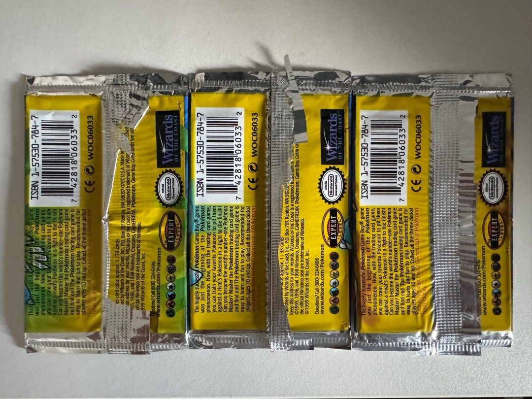 Base Set Unlimited Pack Wrapper, Hobbies & Toys, Memorabilia ...