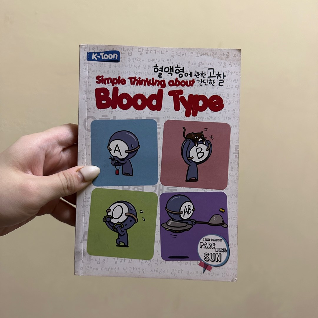Blood type, Buku & Alat Tulis, Buku di Carousell