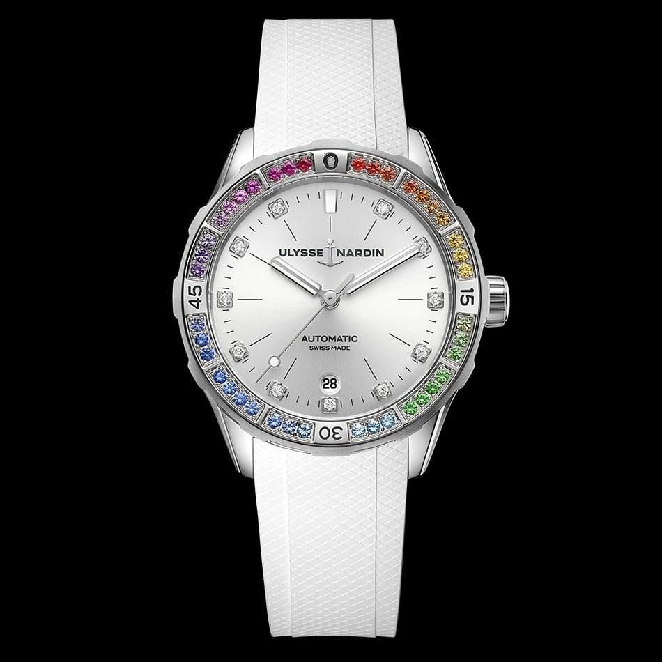 Brand new 2024 Ulysse Nardin Lady Diver Rainbow 39mm 8163-182B1LE-1A ...