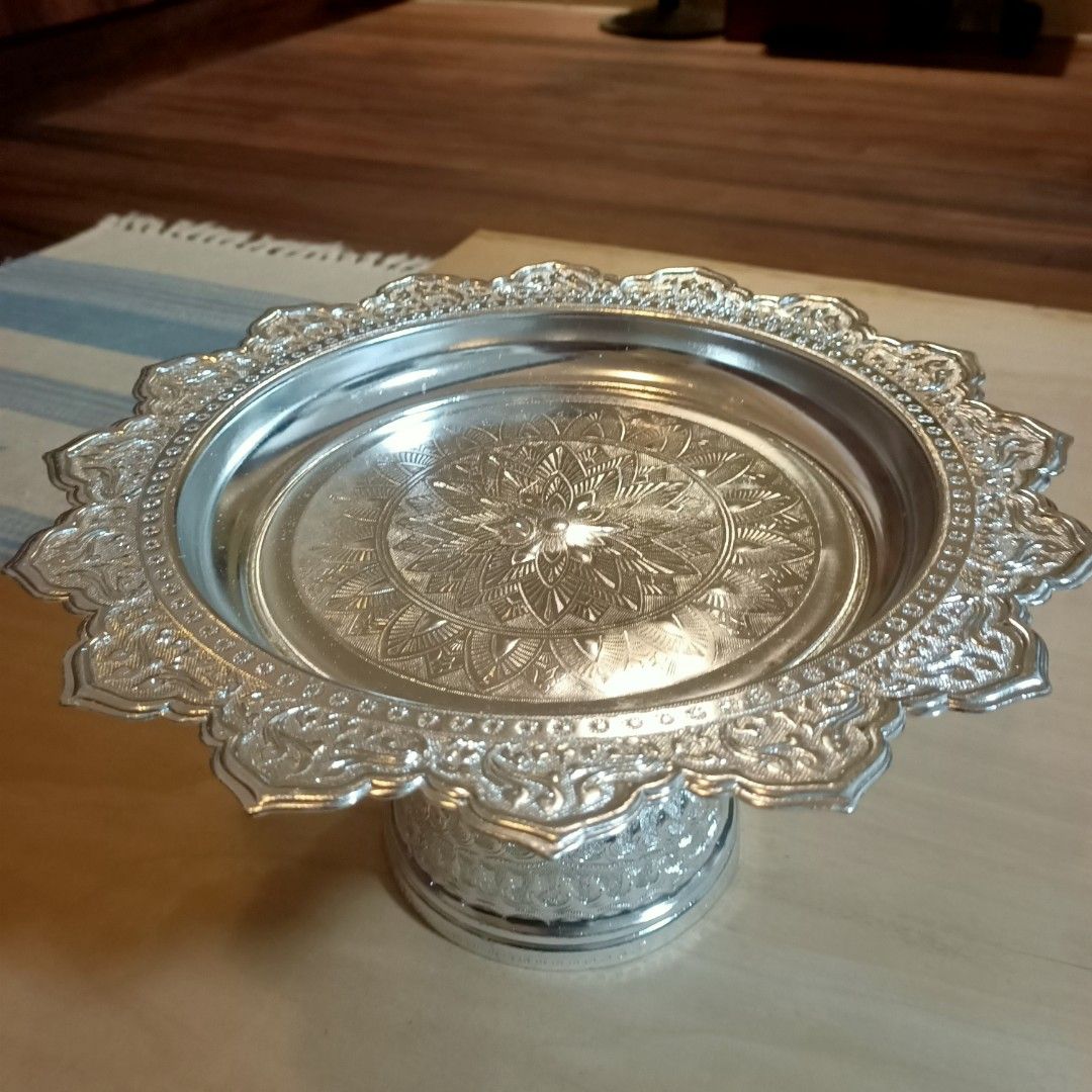 Authentic Aluminum Bunga Pahar Stand (Egg Flower Stand for Wedding ...