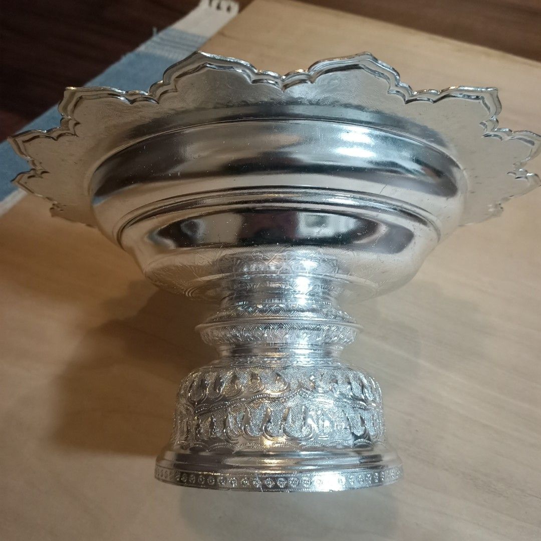 Authentic Aluminum Bunga Pahar Stand (Egg Flower Stand for Wedding ...