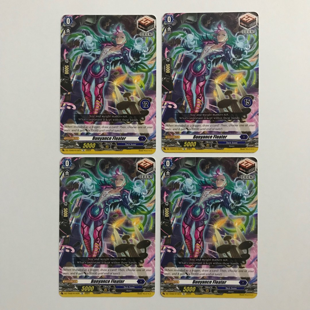 Buoyance Floater Draw Trigger Playset Cardfight Vanguard, Hobbies ...